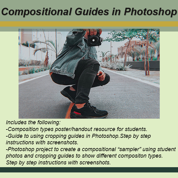 Composition Practice using Photoshop Cropping Tool, Poster Digital ...