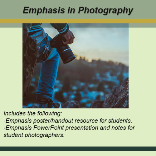 Emphasis in Photography- A Principle of Design Notes, Poster Digital ...