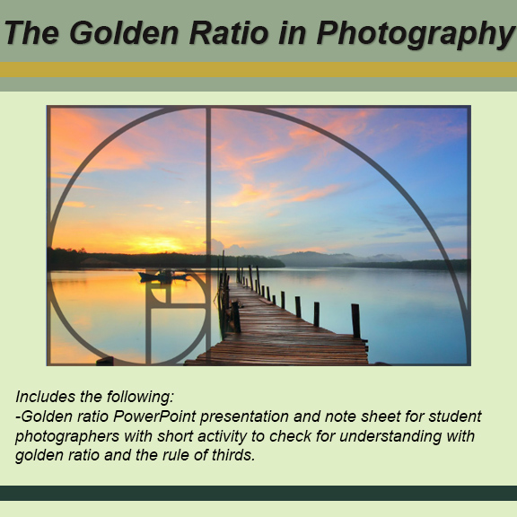 Golden Ratio in Photography Notes, High School Middle School ...