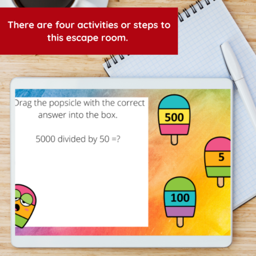 4th Grade Place Value Math Review Activity- Escape Room | Made By Teachers