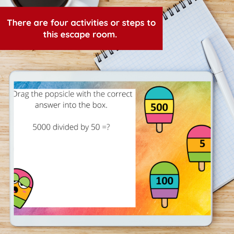 4th Grade Place Value Math Review Activity- Escape Room | Made By Teachers