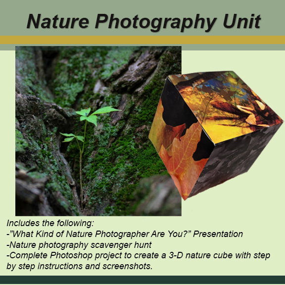 Photography Nature Unit, Fall, Spring Photoshop Project, Scavenger Hunt ...