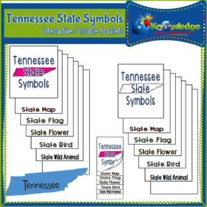 Tennessee State Symbols Interactive Foldable Booklets | Made By Teachers