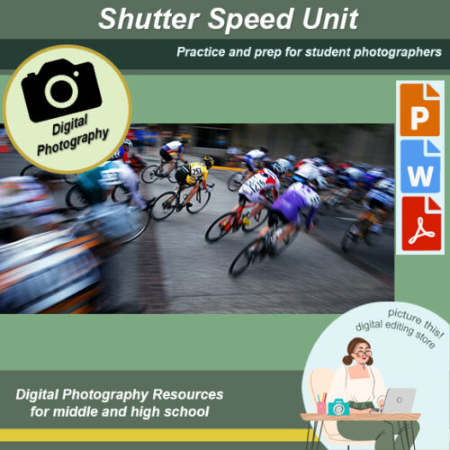 Shutter Speed Presentation, Notes, Activity, High School Middle School ...