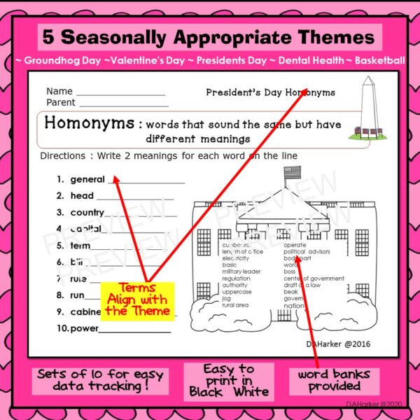 February Upper Elementary Speech Therapy Pack | Made By Teachers