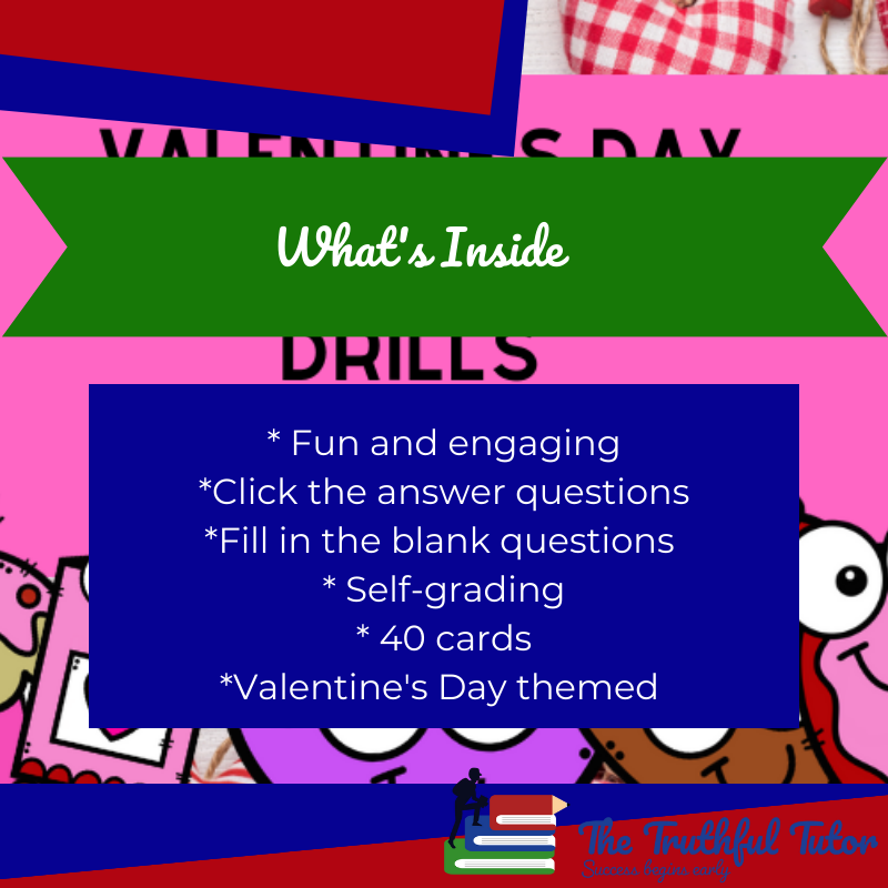 Valentine's Day Multiplication Drills 1-3 Boom Cards Digital 3rd Grade ...