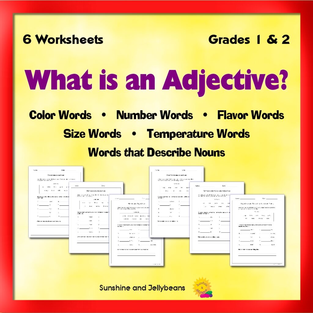 Adjectives and Adverbs - Grade 2 - BUNDLE - 31 easy-to-use Worksheets ...