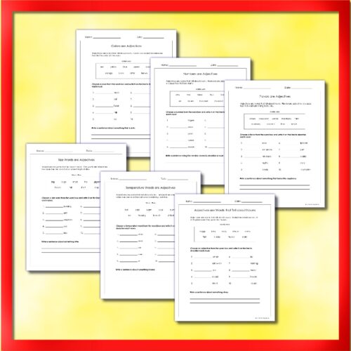 Adjectives and Adverbs - Grade 2 - BUNDLE - 31 easy-to-use Worksheets ...