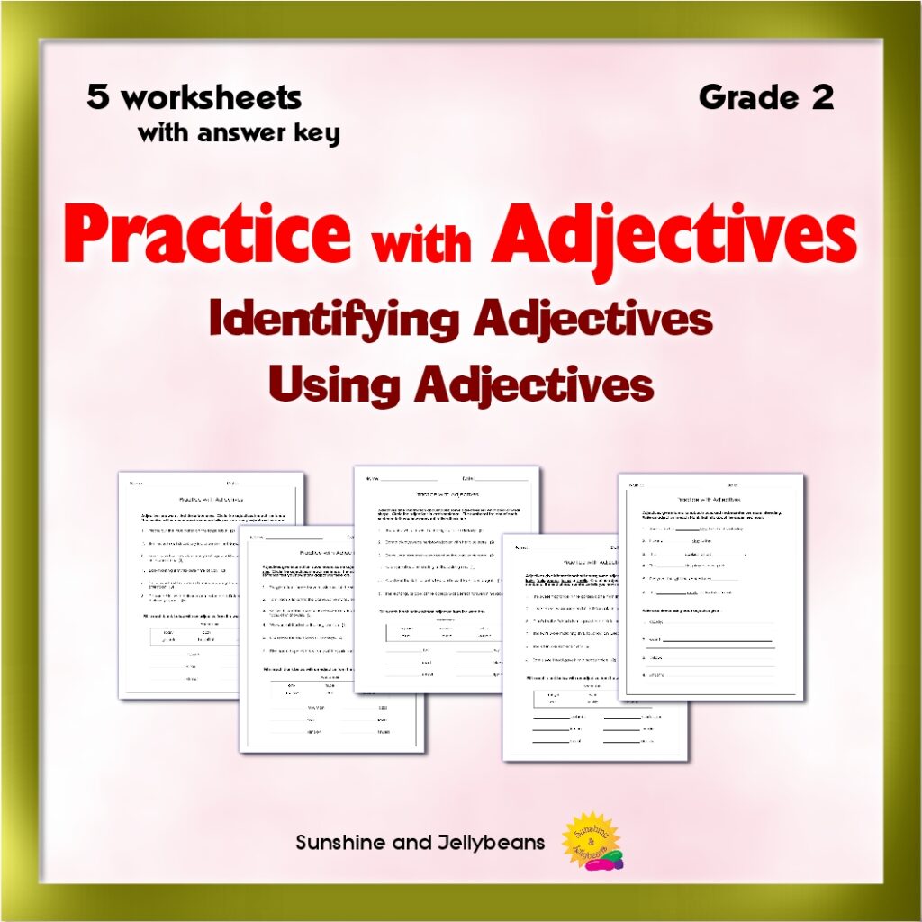 Adjectives and Adverbs - Grade 2 - BUNDLE - 31 easy-to-use Worksheets ...