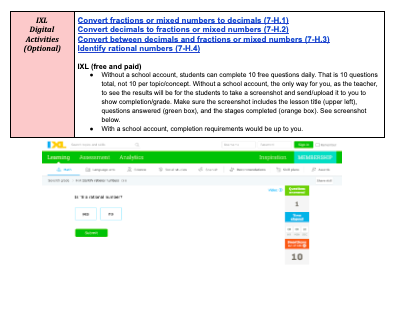 7th Math Lesson - Rational Numbers 7.N.1.1 | Made By Teachers
