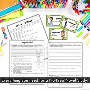 Freckle Juice Novel Study Unit | Comprehension with Activities and ...