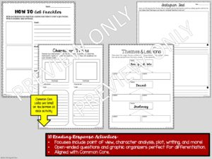 Freckle Juice Novel Study Unit | Comprehension with Activities and ...