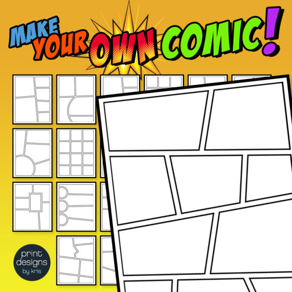 Blank Comic Book Templates - Create Your Own Comic Book - Comic ...