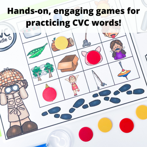 CVC Words - Word Detective Games for Literacy Centers | Made By Teachers