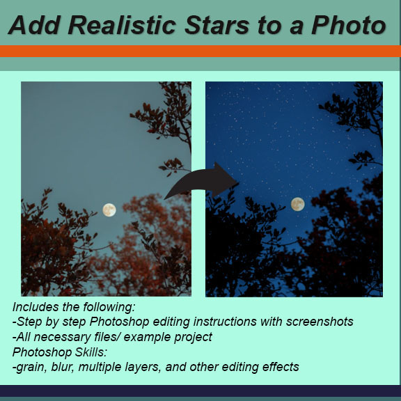 Add A Star Sky to a Photo High School Photoshop Digital Photography Sub ...