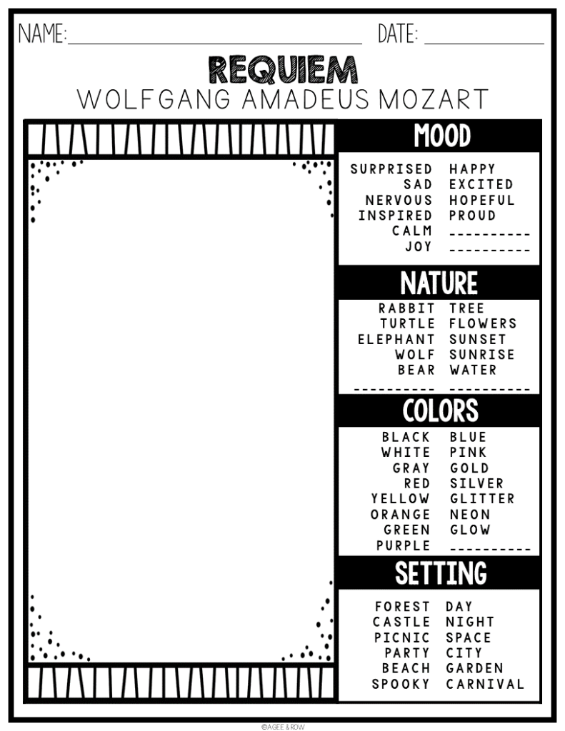 Wolfgang Amadeus Mozart Classical Music | Social-Emotional Listening ...