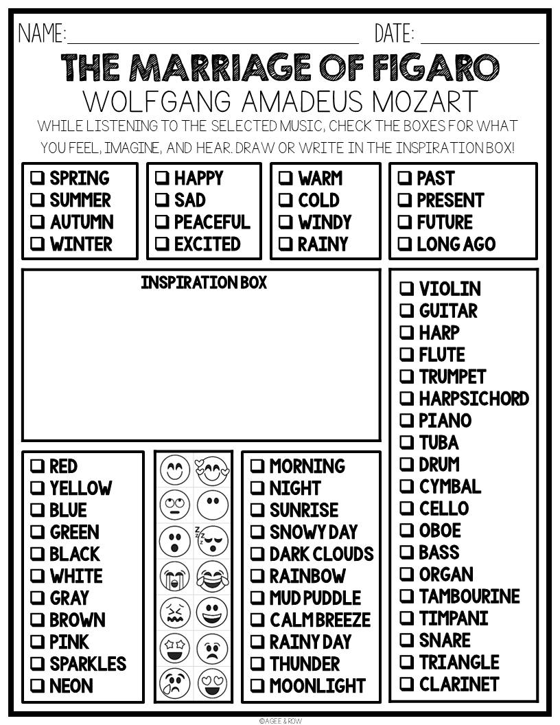 Wolfgang Amadeus Mozart Classical Music | Social-Emotional Listening ...