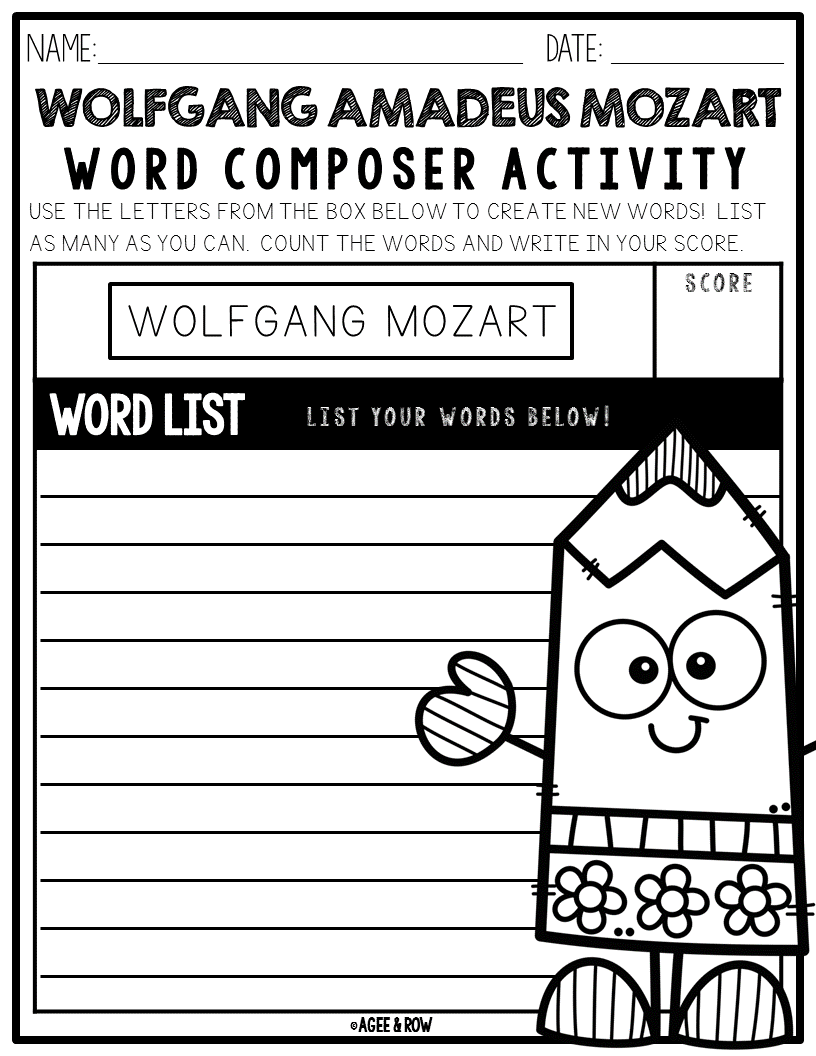 Wolfgang Amadeus Mozart Classical Music | Social-Emotional Listening ...