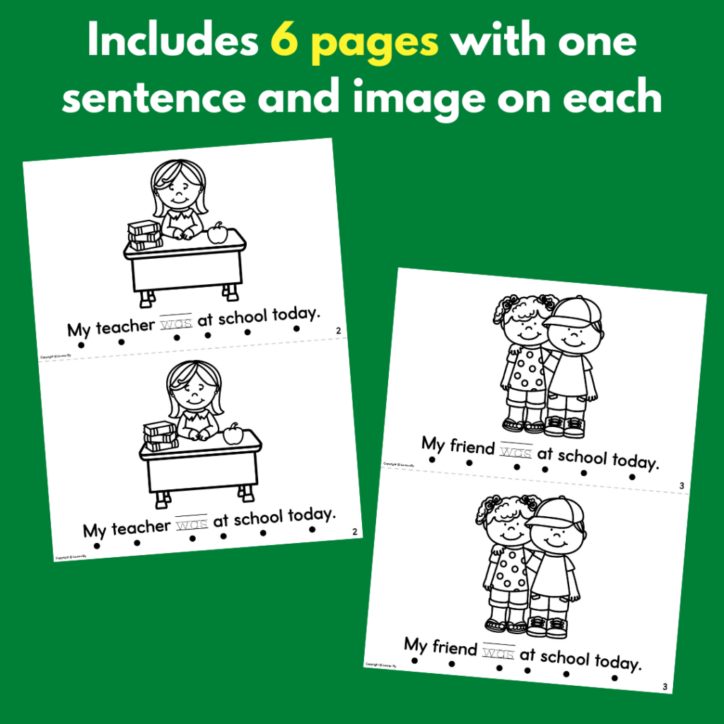 Sight Word Practice Book for Fry Sight Word WAS | Made By Teachers