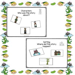 Jack and the Beanstalk | Activities | Sequencing Retelling Characters ...