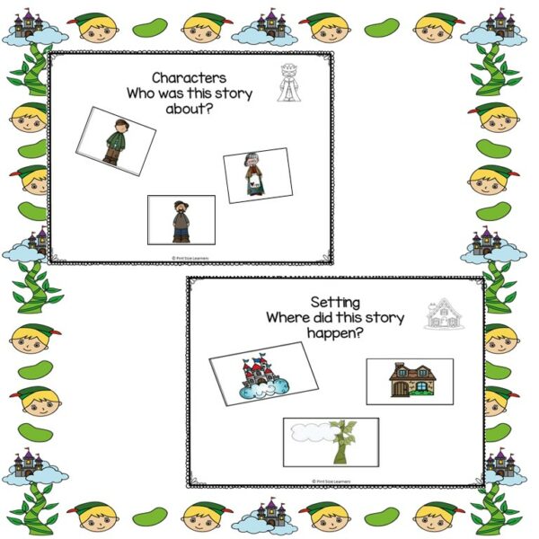 Jack and the Beanstalk | Activities | Sequencing Retelling Characters ...