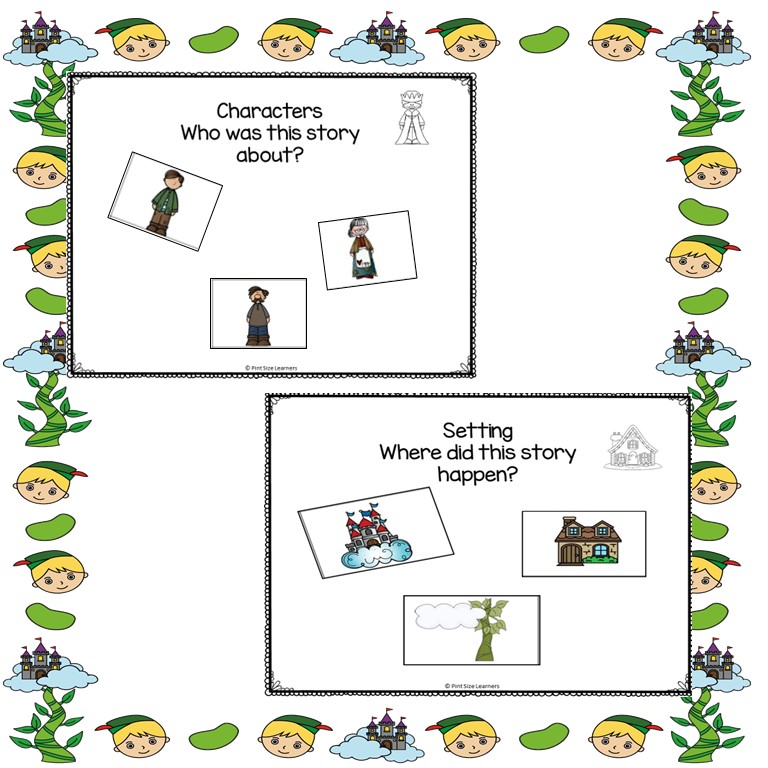 Jack and the Beanstalk | Activities | Sequencing Retelling Characters ...