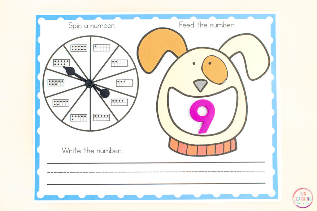 Number Mats and Number Worksheets - NO PREP Number Sense Activities ...