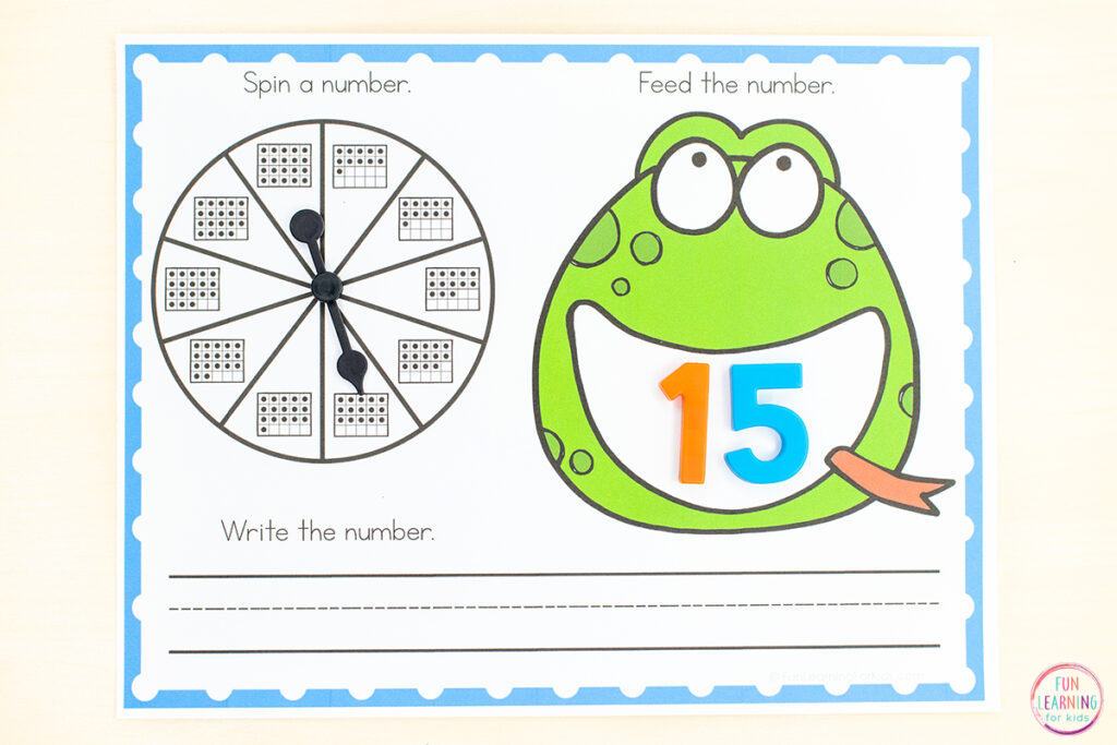 Number Mats and Number Worksheets - NO PREP Number Sense Activities ...