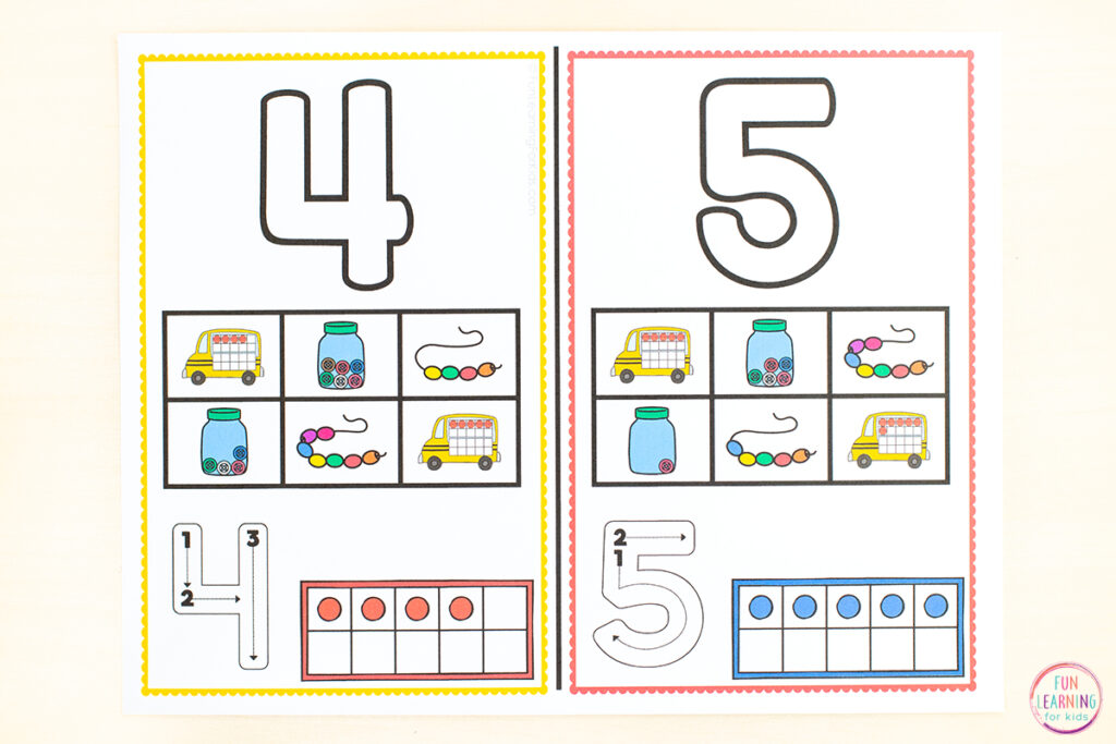 Number Mats and Number Worksheets - NO PREP Number Sense Activities ...