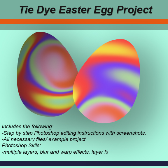 Tie Dye Easter Egg Photoshop Photography Graphics Edit Spring High ...