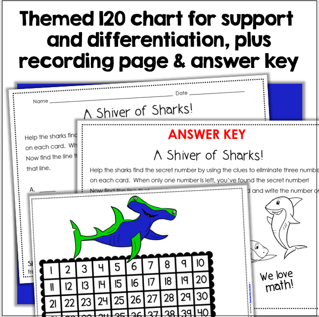 Addition, Subtraction, and Place Value Math Riddles - Sharks! | Made By ...