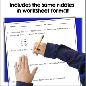 Addition, Subtraction, and Place Value Math Riddles - Sharks! | Made By ...
