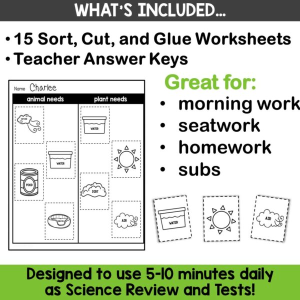 Basic Needs of Animals and Plants - Plants and Animals Science Picture ...