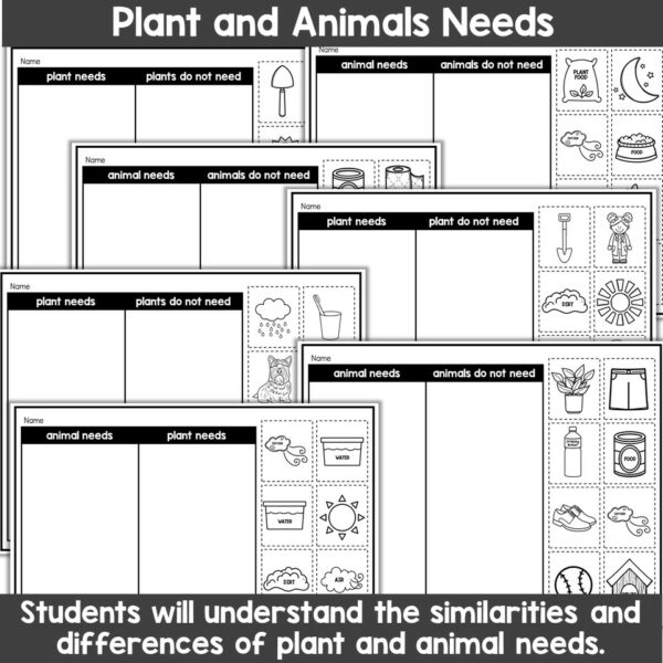 Basic Needs of Animals and Plants - Plants and Animals Science Picture ...