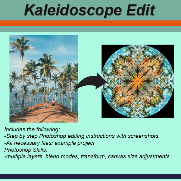 Kaleidoscope Edit, Photoshop Digital Photography Sub Plans Graphics ...