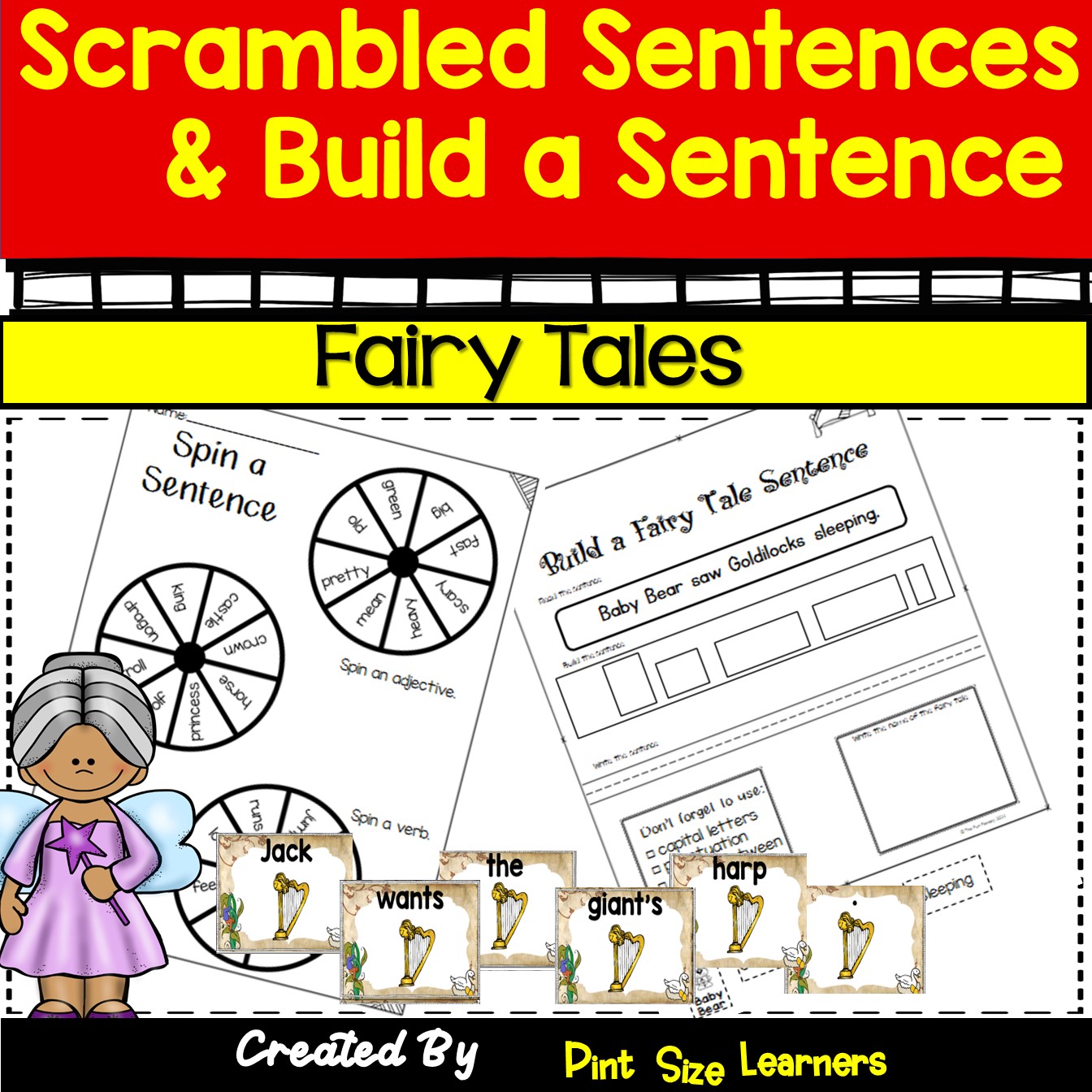 Scrambled Sentences | Building Sentences | Fairy Tales | Made By Teachers