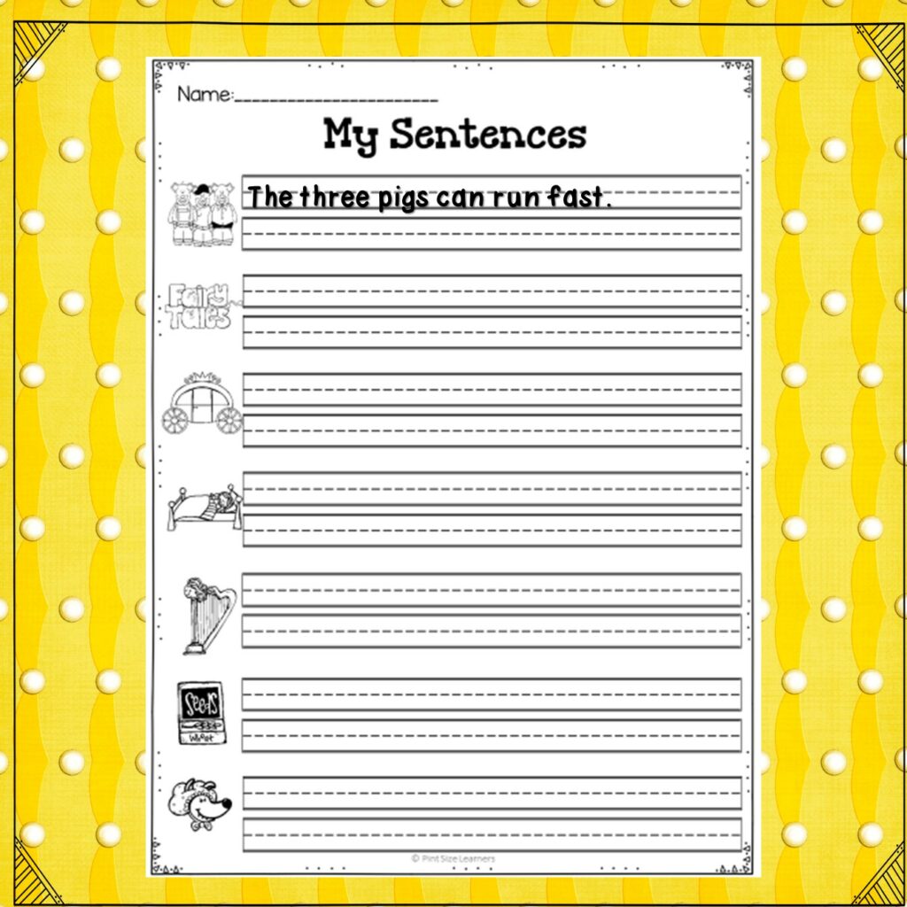 Scrambled Sentences | Building Sentences | Fairy Tales | Made By Teachers
