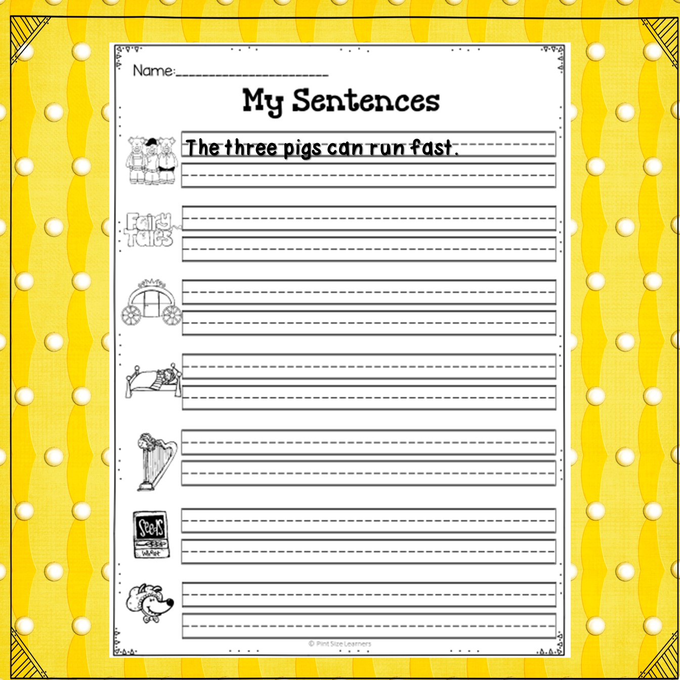 Scrambled Sentences | Building Sentences | Fairy Tales | Made By Teachers