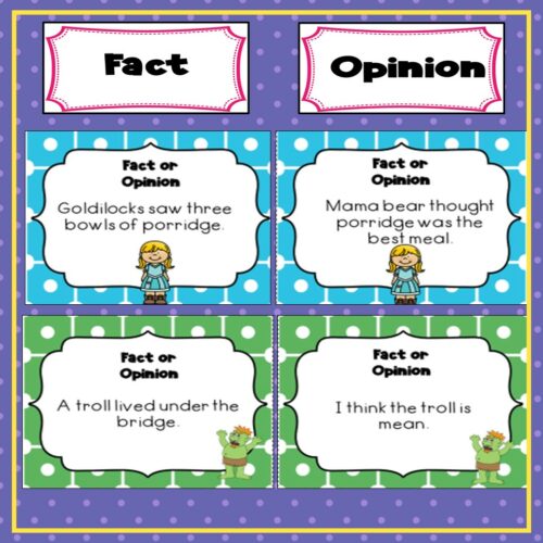 Fairy Tale | Fact and Opinion | Inferencing | Comprehension | Made By ...