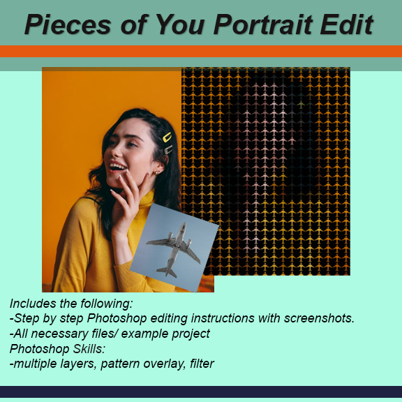 Pieces of You Portrait Edit, Photography, Photoshop Digital Editing ...