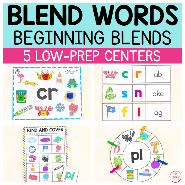 Beginning Blends Activities and Games | Made By Teachers