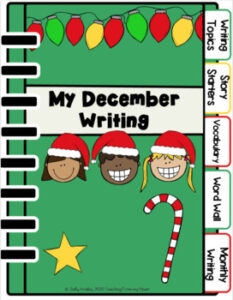 December Monthly Writing Journal Prompts Google Slides, Christmas ...