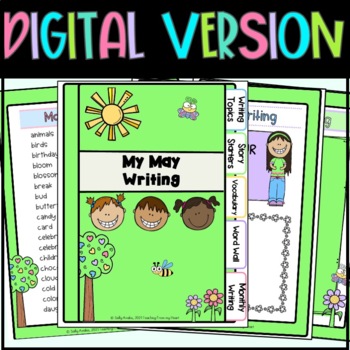 DIGITAL & Print MAY Monthly Writing, Journal Writing, Mother's Day ...