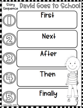 DIGITAL David Goes to School Book Study, Back to School, Classroom ...