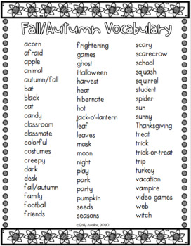 Fall Paragraph Writing Sentence Starters and Craft Activity | Made By ...