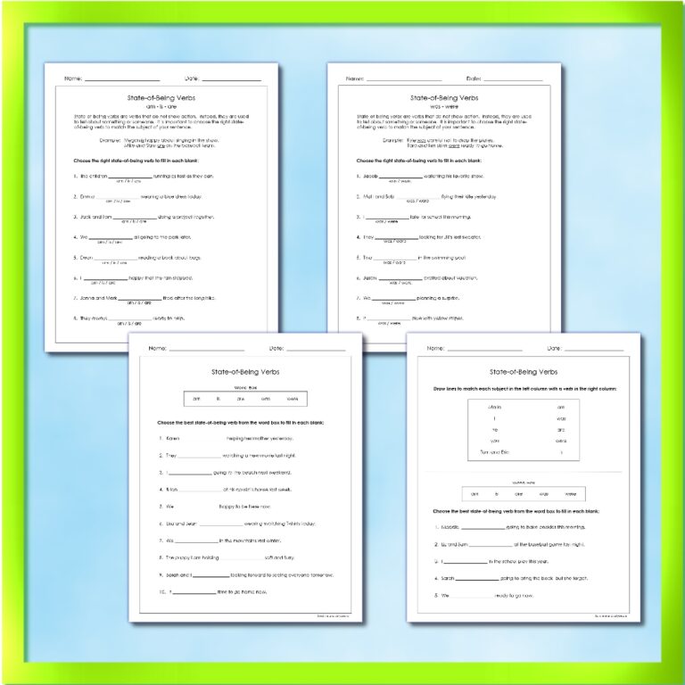 Grade 1 - Grammar BUNDLE - 64 Worksheets - Nouns Verbs Articles ...