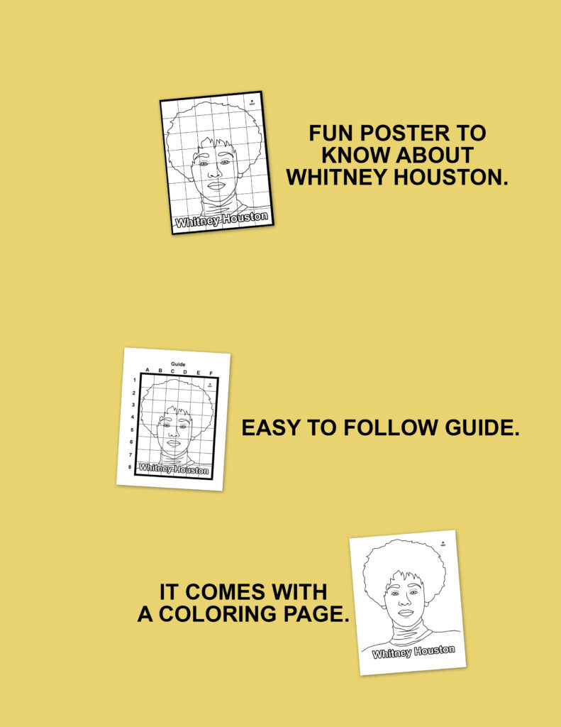 Whitney Houston Collaboration Poster | Made By Teachers