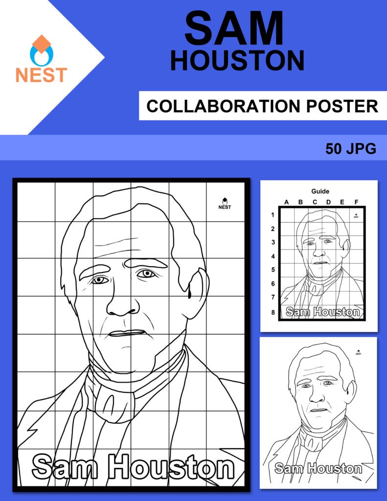 Sam Houston Collaboration Poster | Made By Teachers