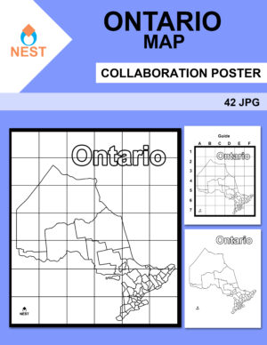 Ontario Map Collaboration Poster | Made By Teachers