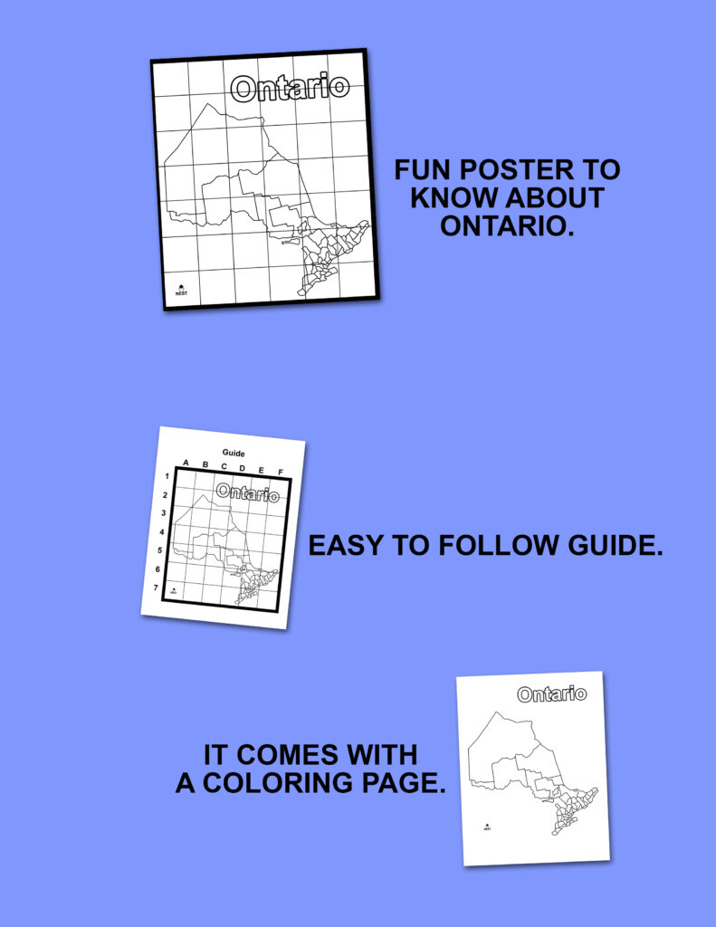 Ontario Map Collaboration Poster | Made By Teachers